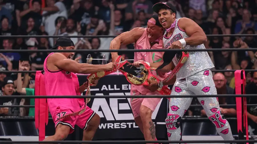 New Title Belts Revealed On AEW Dynamite